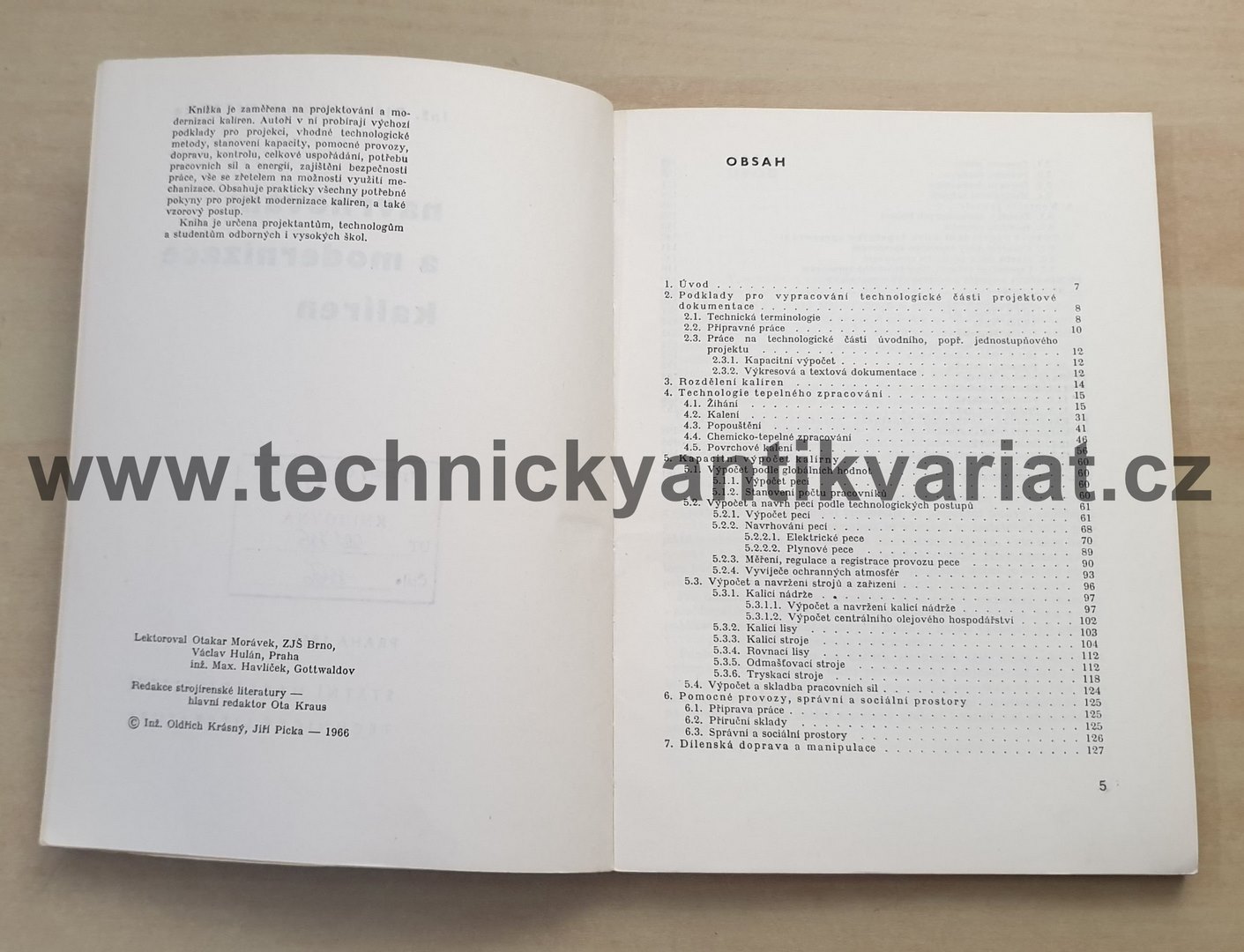 Navrhování a modernizace kalíren - Krásný, Pícka (1966 ...
